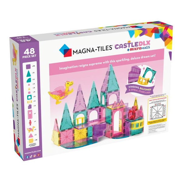 Magna-Tiles Castle Deluxe 48 piezas - MiniCoco